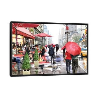 iCanvas "New York Cafe" by The Macneil Studio Framed - On Sale - Bed ...