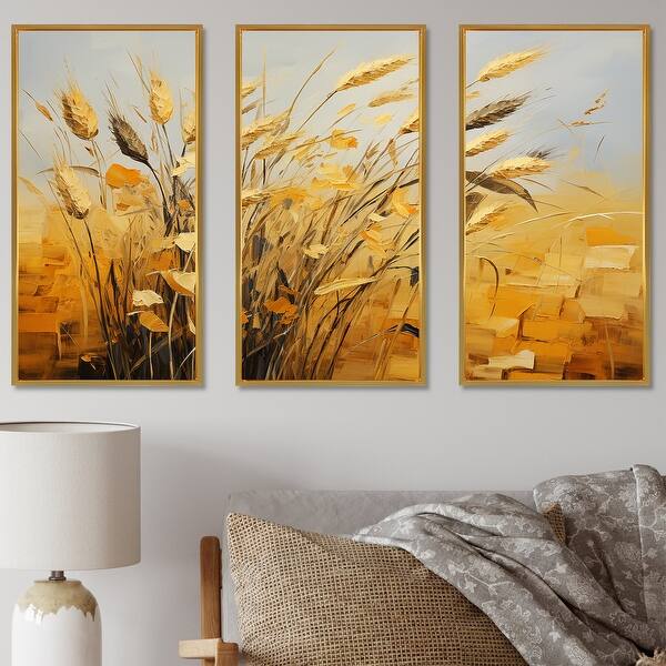 wheat framed art