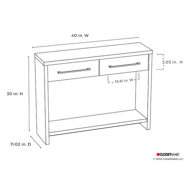 ClosetMaid Modular Console Table On Sale Bed Bath Beyond 16827930