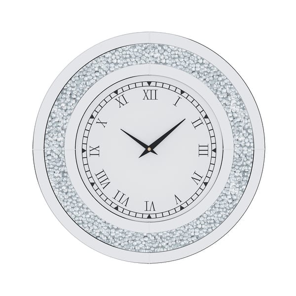 small diamante clock