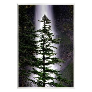 Stupell Looming Pine Tree Waterfall Wall Plaque, Design By Mindy ...