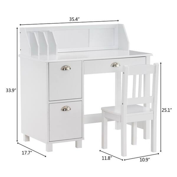 Home Use Spray Paint Kids Desk Student Table and Chair Set - Bed Bath ...