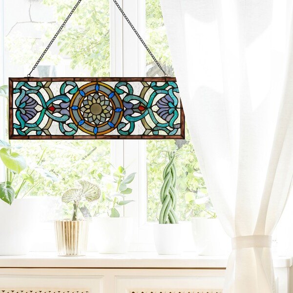 River of Goods Cardinal River of Goods Multicolored Stained Glass ...