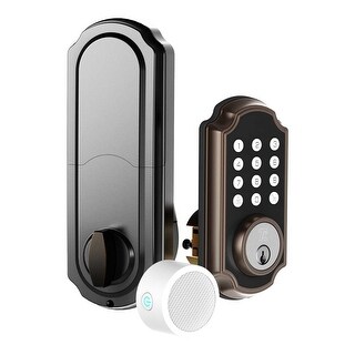 TL117WM Smart Deadbolt Door Lock Wi-Fi Bridge Keypad App Remote Control ...