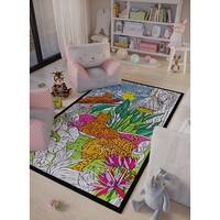 Coloring Rug Brand Fun Secret Garden Garden of Grandeur Kids Rug - Bed ...