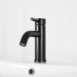 Single Handle Bathroom Faucet, Push Pop-up - Bed Bath & Beyond - 39031275