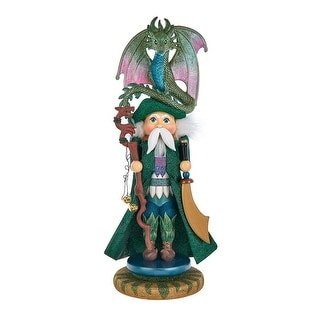 Kurt Adler 18-Inch Hollywood Nutcrackers Wizard With Dragon Nutcracker ...