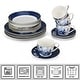 STP Goods Moonlight Bone China Dinnerware Set of 20 for 4 - Bed Bath ...