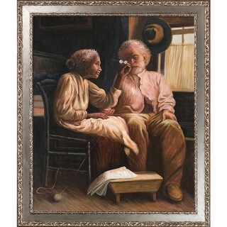La Pastiche Couple in an Interior with Versailles Silver Salon Frame ...