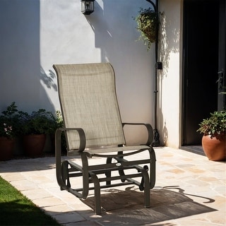 Outsunny Outdoor Glider Chair,Gliders for Outside Patio - Bed Bath ...