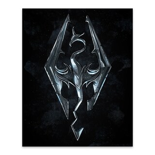 Video Games Digital Skyrim Metal Wall Art Print - Bed Bath & Beyond ...