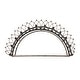 Decorative Metal Curtain or Canopy Crown - 29.0"L x 13.8"W x 7.9"H ...