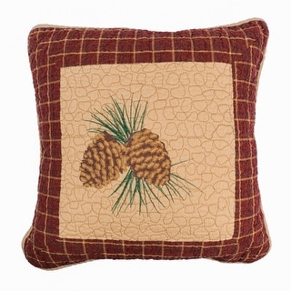 Donna Sharp Pine Lodge Pine Cone Decorative Pillow - Bed Bath & Beyond ...