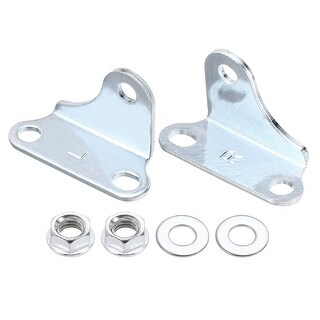 8mm L-Type Mounts Brackets,Ball Stud Mounting Bracket,2pcs Silver - Bed ...