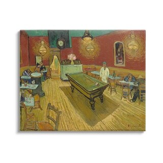 Stupell The Night Café Van Gogh Scene Painting Canvas Wall Art by ...