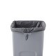 Commercial Products Untouchable Square Trash/Garbage Container with Lid ...