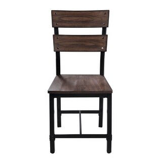 Mariatu Side Chair (Set-2) with Curved Ladder Back, Contoured Seat ...