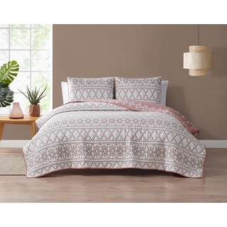 DESIGN STUDIO Kai Tribal Brown Terracotta Soft Woven Matelasse Jacquard ...