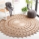 SAFAVIEH Natural Fiber Agneta French Country Round Jute Rug - Bed Bath ...