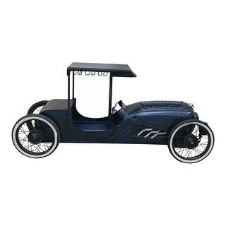 HomeRoots 27.5" X 83" X 40.5" Blue Hot Rod Car Bar - Bed Bath & Beyond ...