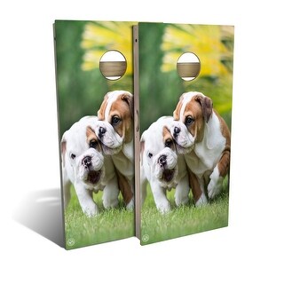 Bulldog Puppies Regulation Cornhole Board Set (Includes 8 Bags) - N/A ...
