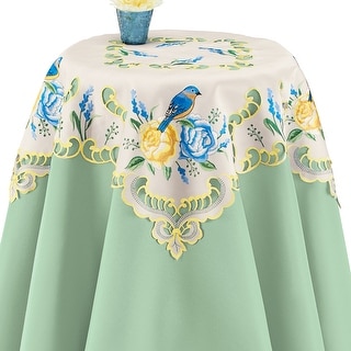 Bluebird and Roses Embroidered Table Linens - Bed Bath & Beyond - 37365393