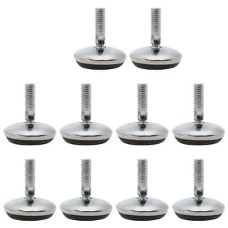 M6x18x30mm Adjustable Furniture Machine Leveling Feet Support 10pcs ...