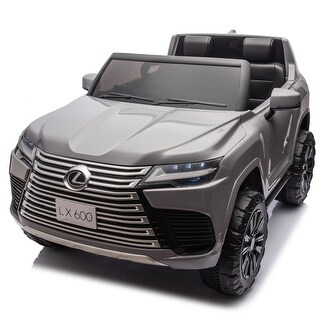 24V Lexus LX600 Ride-On with Remote Control, Dual Drive, Suspension ...