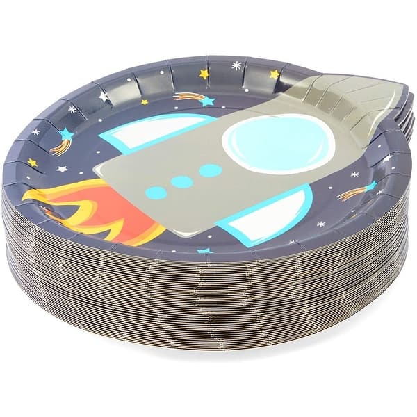 rocket party plates
