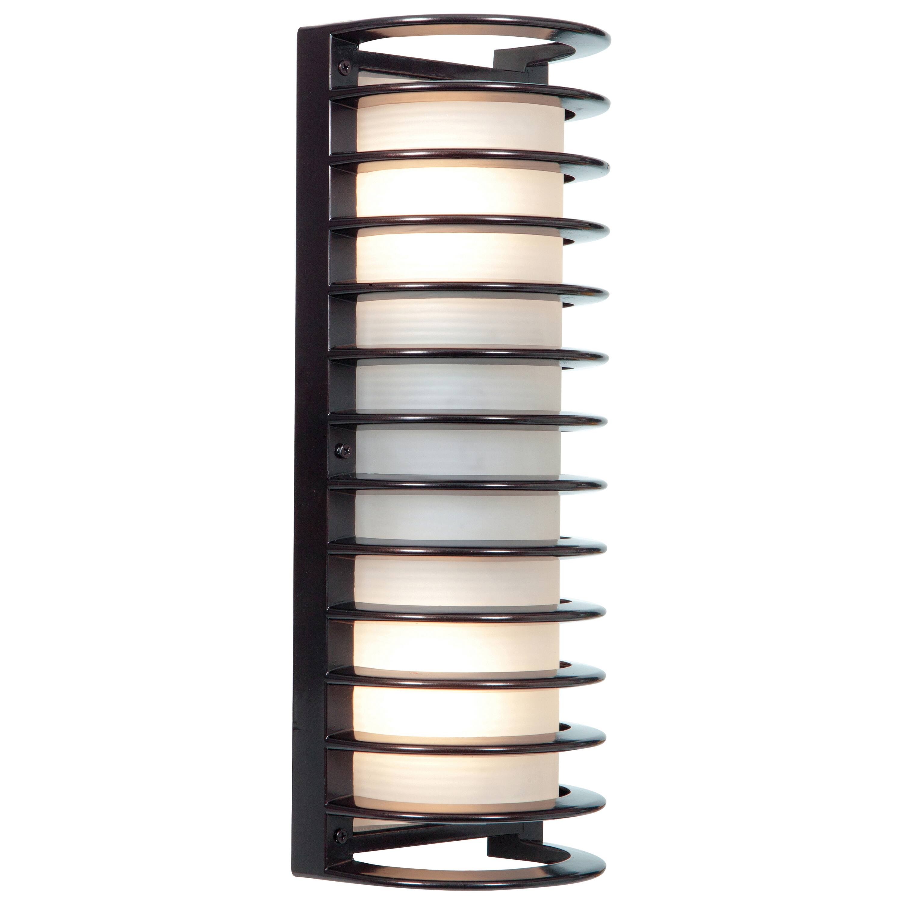 Access Lighting Bermuda Bronze 17 inch Outdoor Bulkhead Wall Light - On ...