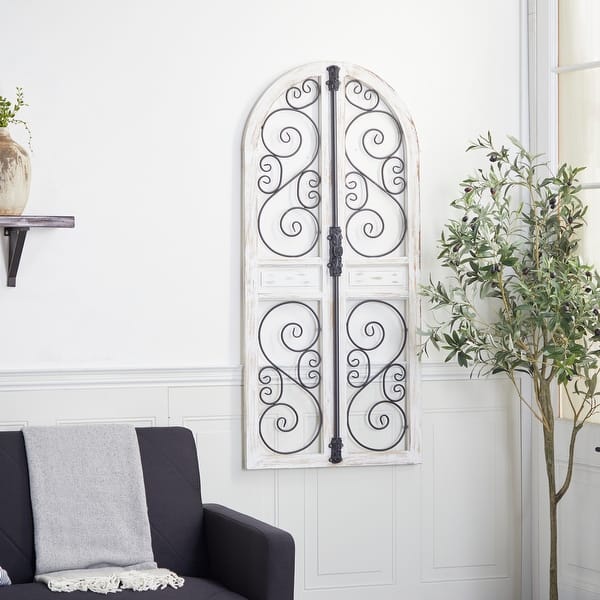 metal scrollwork wall decor