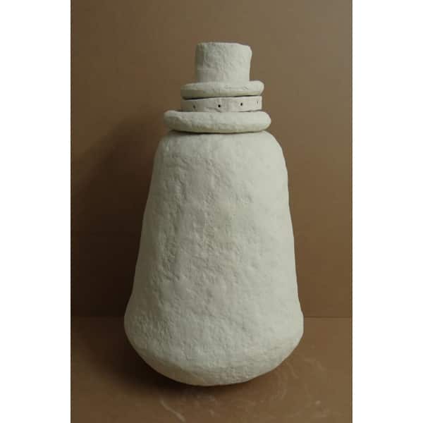 Paper Mache Tabletop Vase - 26.5" - Off-White - Bed Bath & Beyond ...