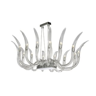 Metropolitan N9914 Cisne 14 Light 35" Wide Crystal Multi Light Pendant ...