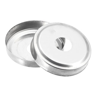 Round Escutcheon Plate 24pcs 201 Stainless Steel Water Pipe Cover for ...
