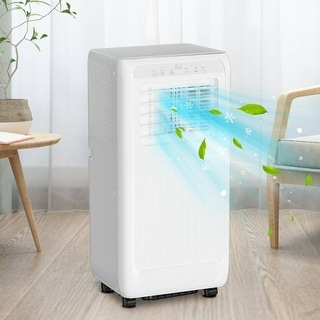 8000 Btus Free Standing Portable Air Conditioner for Rooms Up to 350 Sq ...