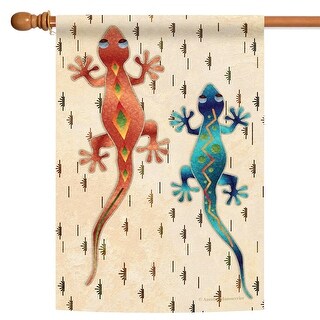 Southwest Desert Lizards Outdoor House Flag 40" x 28" - Bed Bath ...