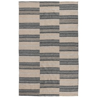 Boulder Indoor Outdoor Handwoven Stripe Area Rug by Kosas Home - Bed ...