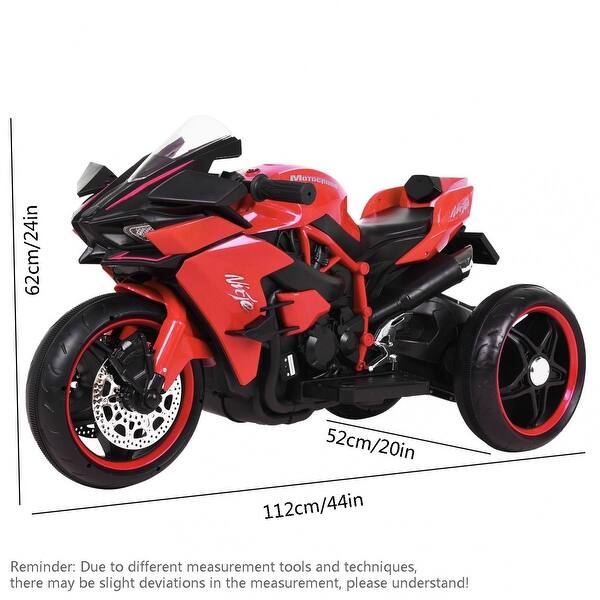 12V 7A Electric Children Riding Toy, Electric Motorcycle With Flashing ...