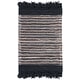SAFAVIEH Handmade Vintage Boho Leather Zhanna Modern Stripe Leather Rug ...
