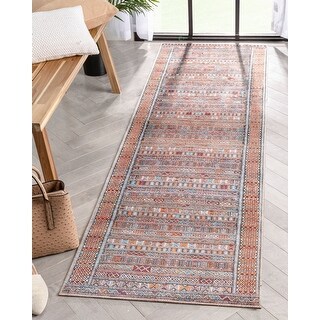 Well Woven Nile Murcia Vintage Tribal-style Machine Washable Area Rug ...