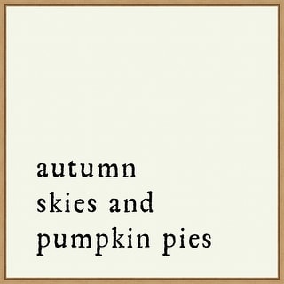 Amanti Art Autumn Skies Pumpkin Pies Framed Canvas Wall Art - Bed Bath ...