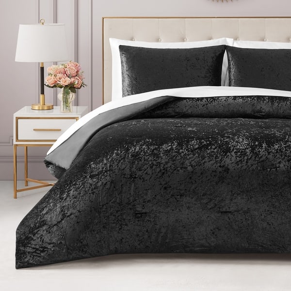 Juicy Couture Crushed Velvet Comforter Set - Bed Bath & Beyond - 38978081