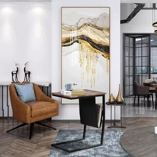 TiramisuBest Industrial Side Table for Coffee Laptop Tablet End Table ...