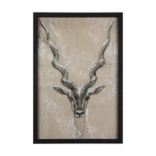 Sketch of Animal III (Antelope) Framed Art Print - Bed Bath & Beyond ...