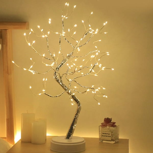LED Bonsai Tree 20 Inches with Timing - Bed Bath & Beyond - 39997455