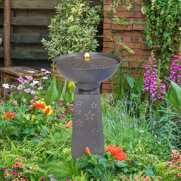 iron bird baths