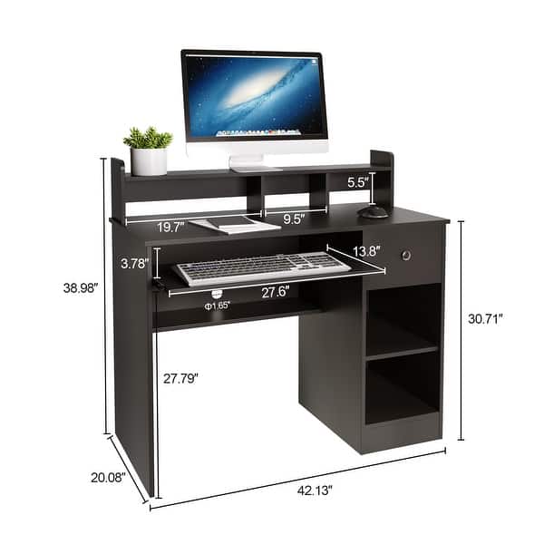 Creative Products Home Office 2-tier Workstation Computer Desk - Bed ...