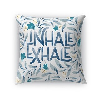 INHALE EXHALE Accent Pillow By Gia Graham - Bed Bath & Beyond - 34498789