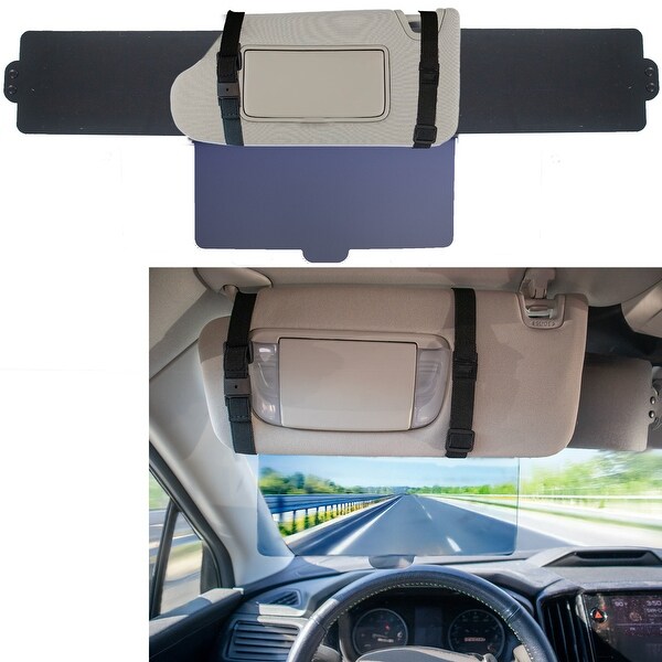 Universal Car Sun Visor Extender Polarized Anti Glare UV Blocking Windshield Retractable and Adjustable Sun Blocker On Sale Bed Bath Beyond 41882593