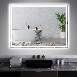 Wall Mounted Bathroom Rectangle Front And Back light LED Mirror With ...